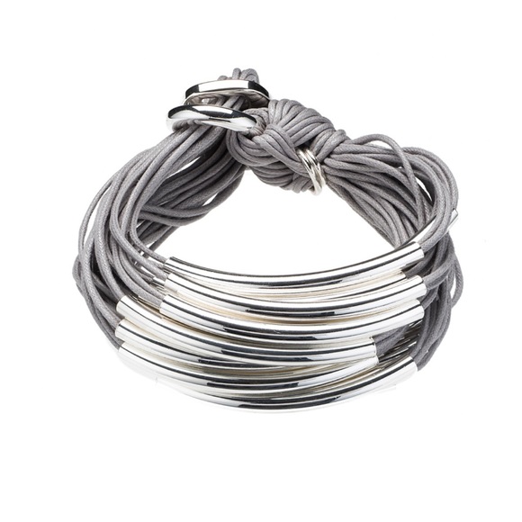 gillian Julius | Jewelry | Gillian Julius Gray Silver Bracelet | Poshmark